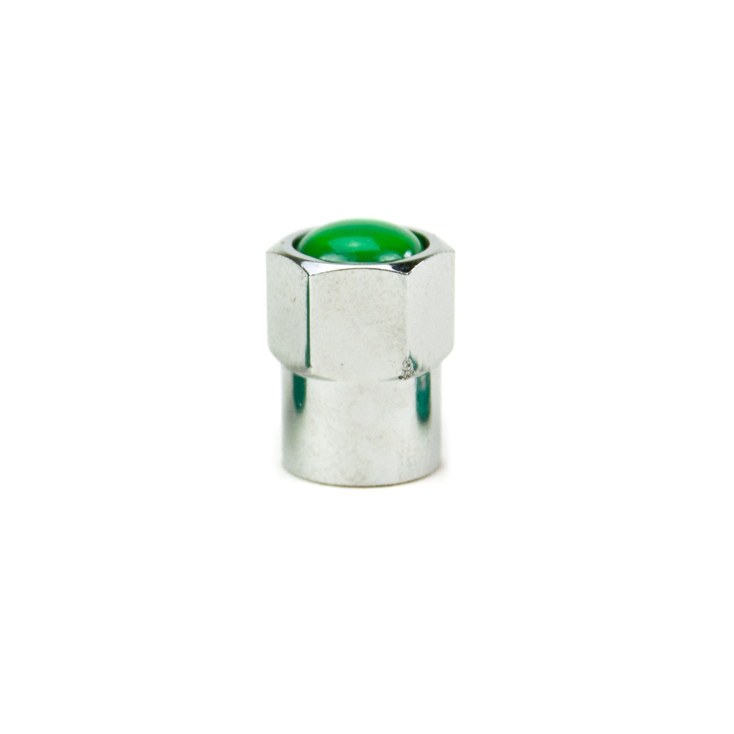 Green Top Chromed Plastic Hex Cap with Seal – Veritech Mfg. & Wholesale ...